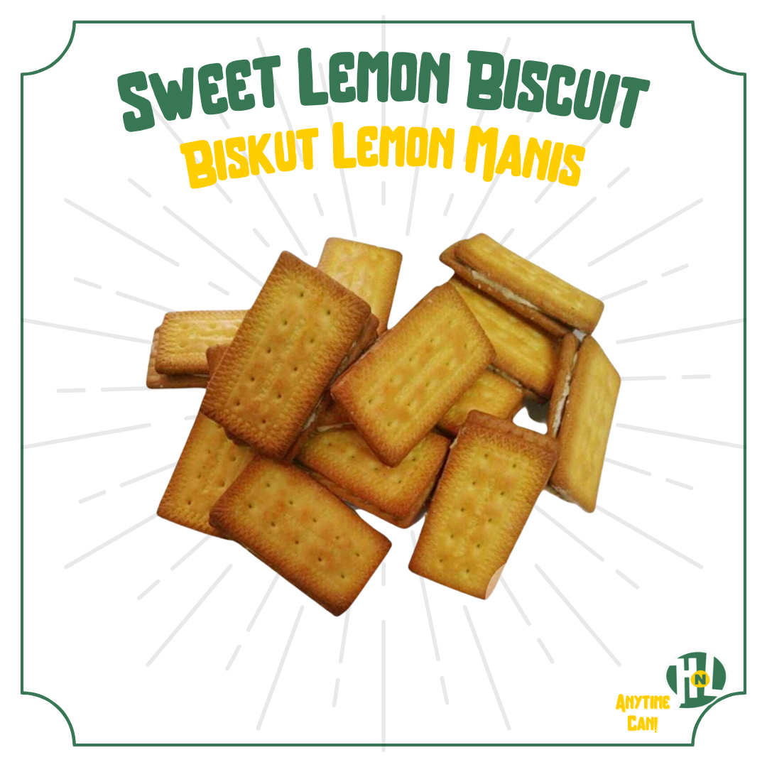 Biskut Lemon Manis / Sweet Lemon Biscuit 300g – HNL Snacks, Happiness ...