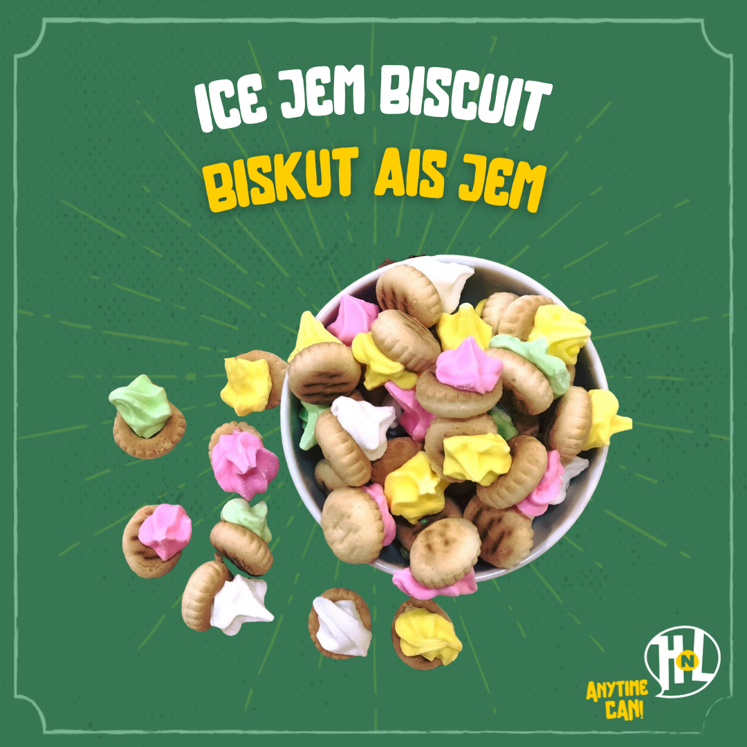 Biskut Ais Jem / Iced Gem Biscuit (Fresh From Factory) – HNL Snacks ...