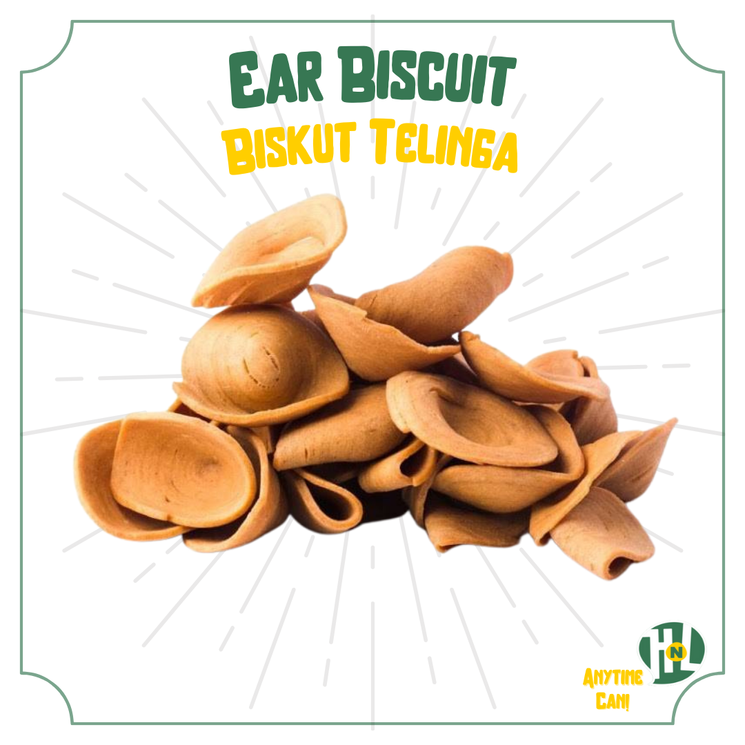 Biskut Telinga | Krup Krup Dengan Rasa Mentega Yang Letop di Mulut ...